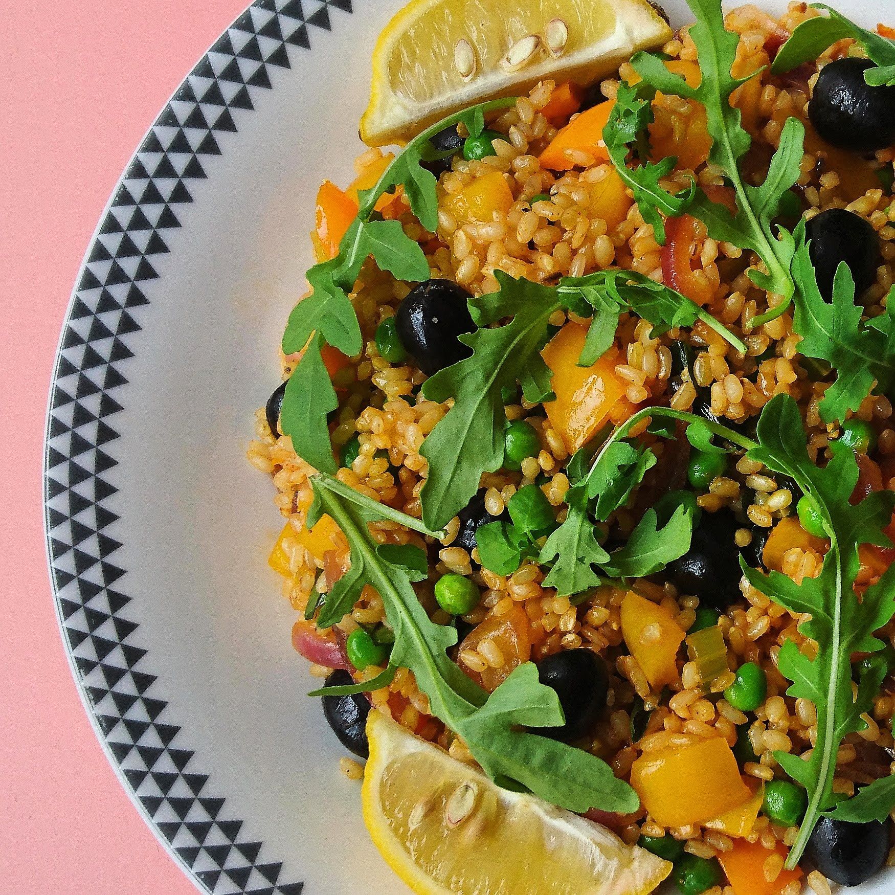 Mediterranean Vegetable Paella – Kinder Kitschen